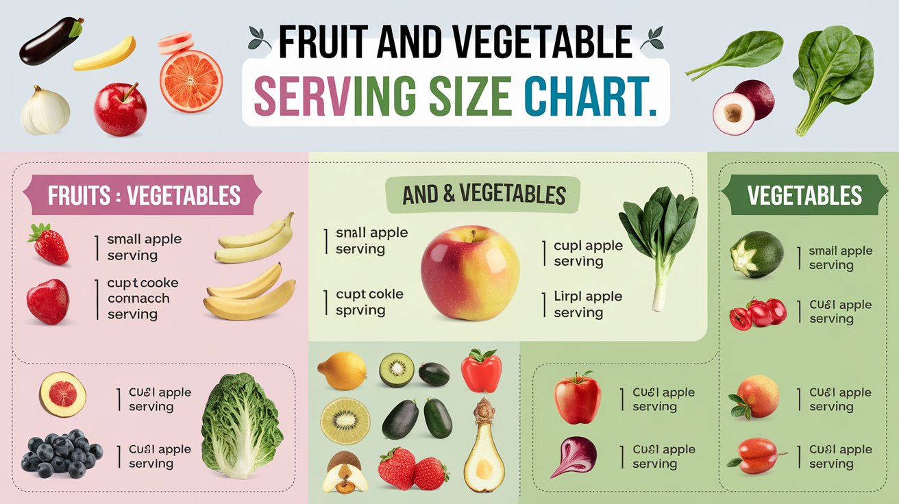 Fruit And Vegetable Serving Size Chart : How Much Should You Eat?