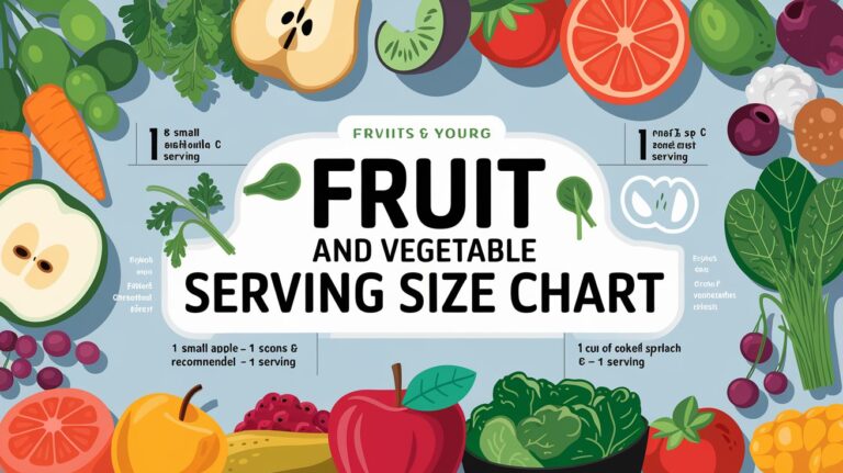 Fruit And Vegetable Serving Size Chart : How Much Should You Eat?