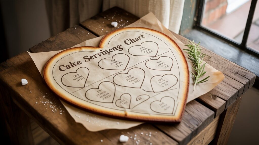 Heart Shaped Cake Serving Chart: Slice to Delight