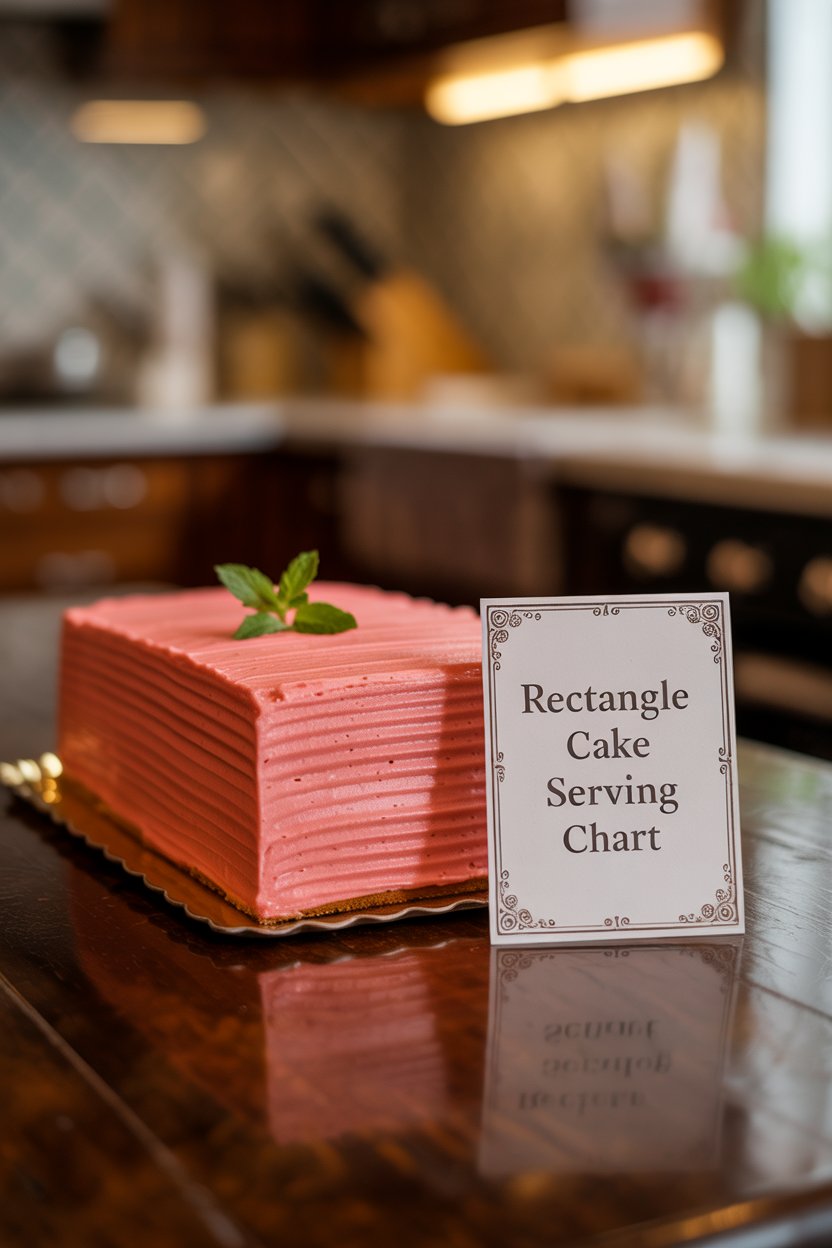 Rectangle Cake Serving Chart: Slice Perfection Guide