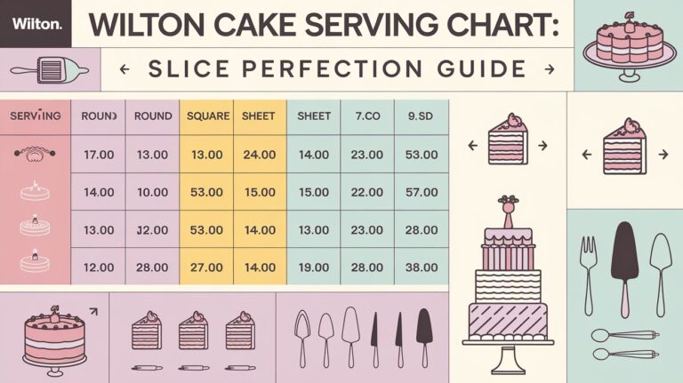 Wilton Cake Serving Chart: How Many Does It Feed?