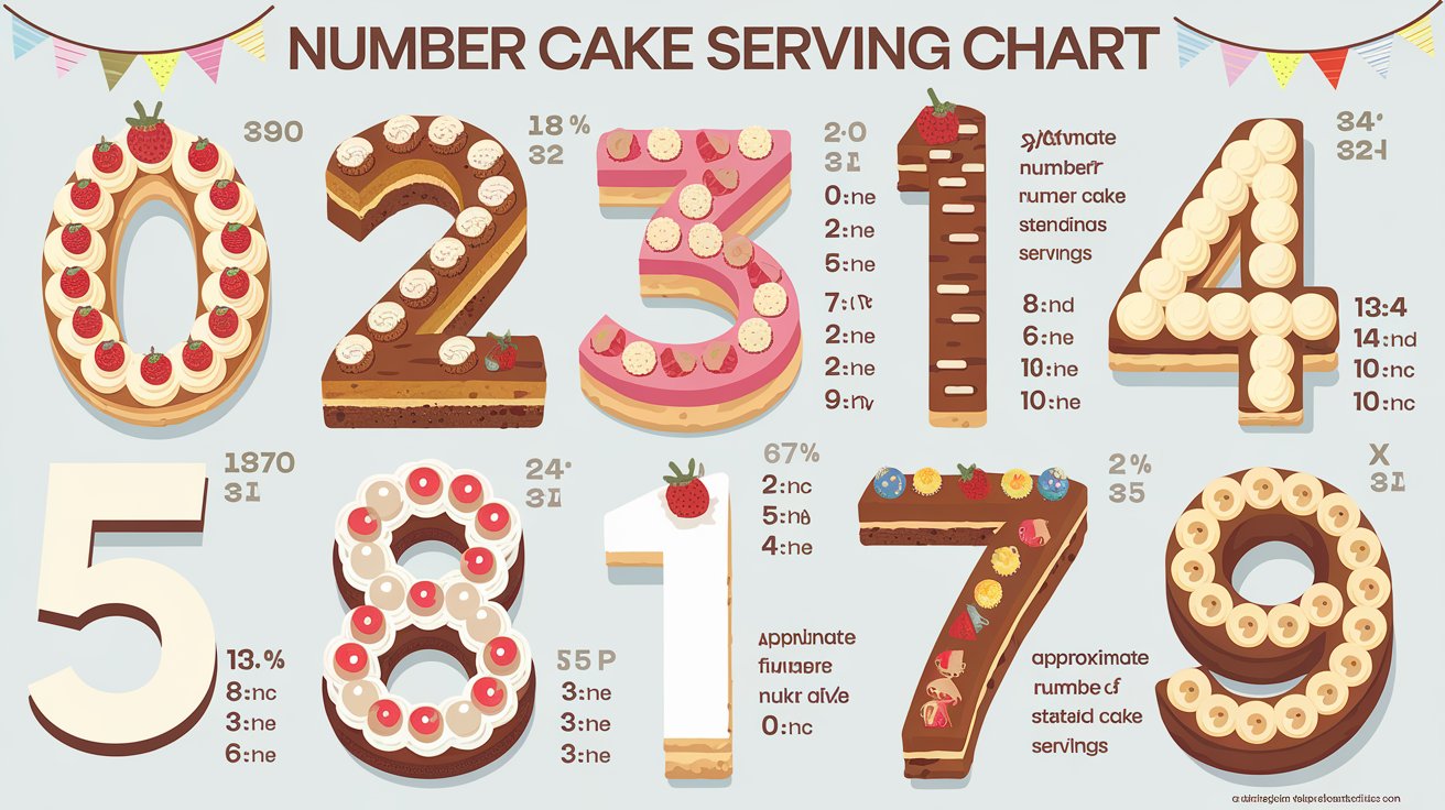 Number Cake Serving Chart: How Many Slices Per Cake Size?