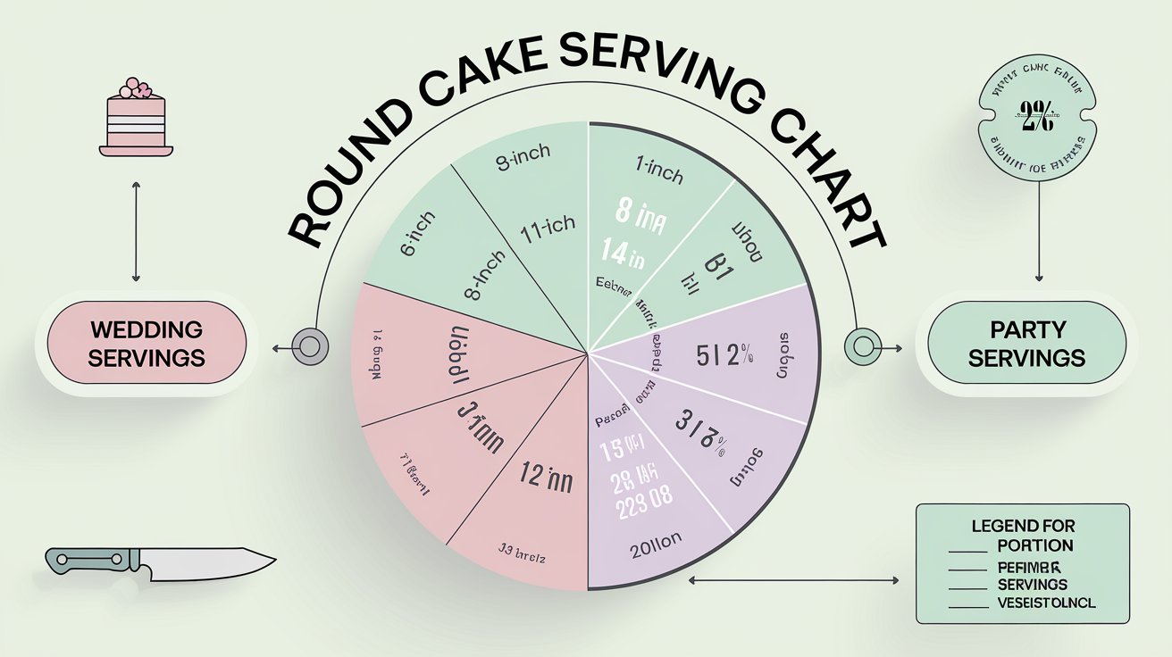 Round Cake Serving Chart: How Many People Can Feed?
