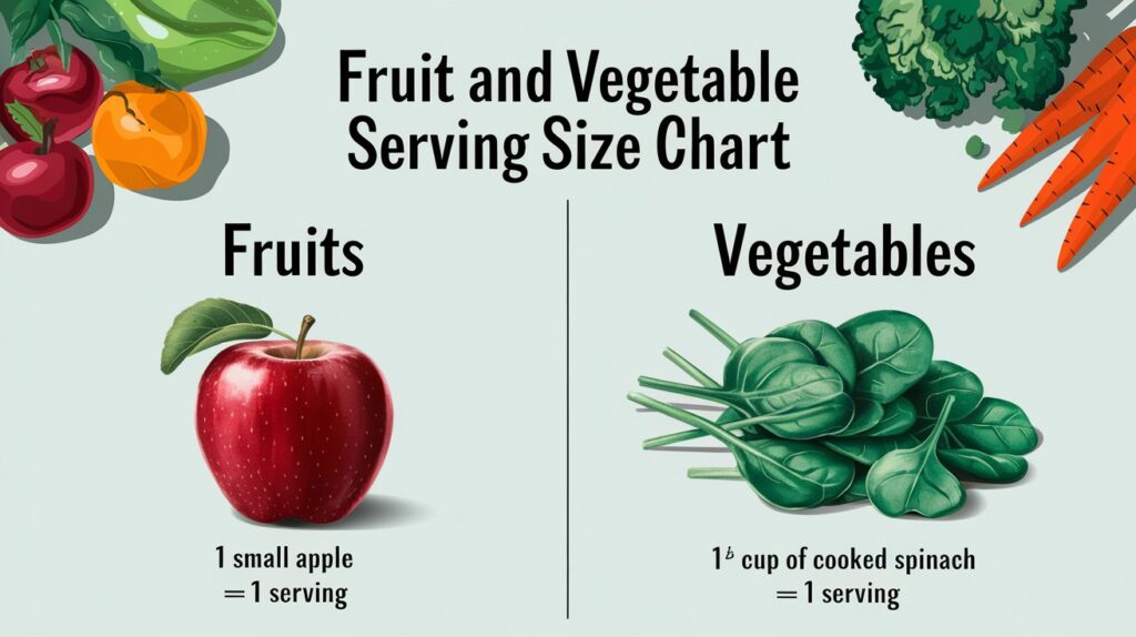 Fruit And Vegetable Serving Size Chart : How Much Should You Eat?