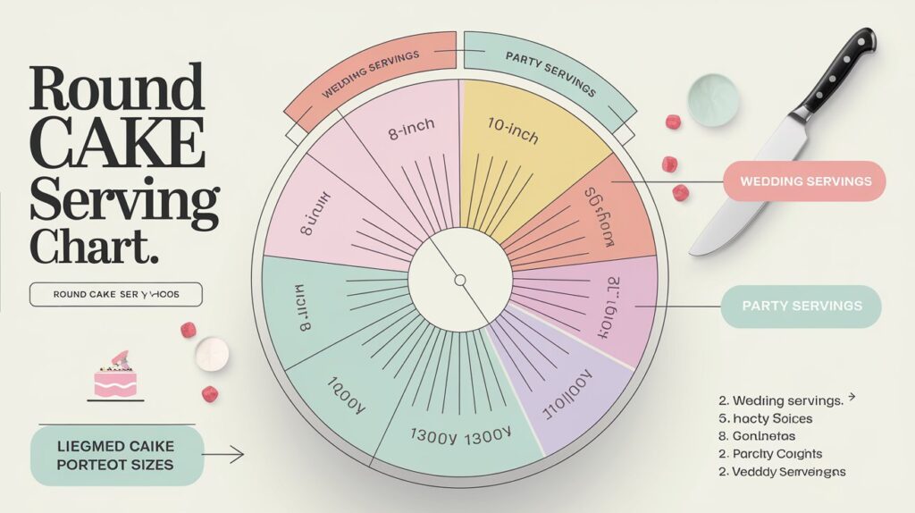 Round Cake Serving Chart: How Many People Can Feed?