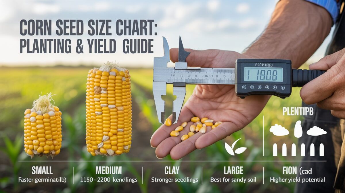 Corn Seed Size Chart: Ultimate Guide to Perfect Planting Choices