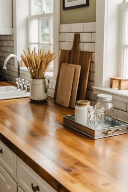 21 Farmhouse Kitchen Counter Decor Ideas for a Cozy & Stylish Look