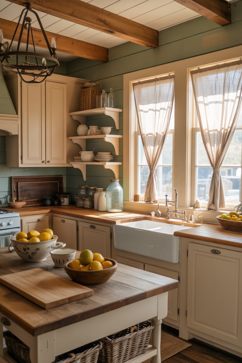 17 Farmhouse Kitchen Decor Ideas That Instantly Make Your Space Feel ...