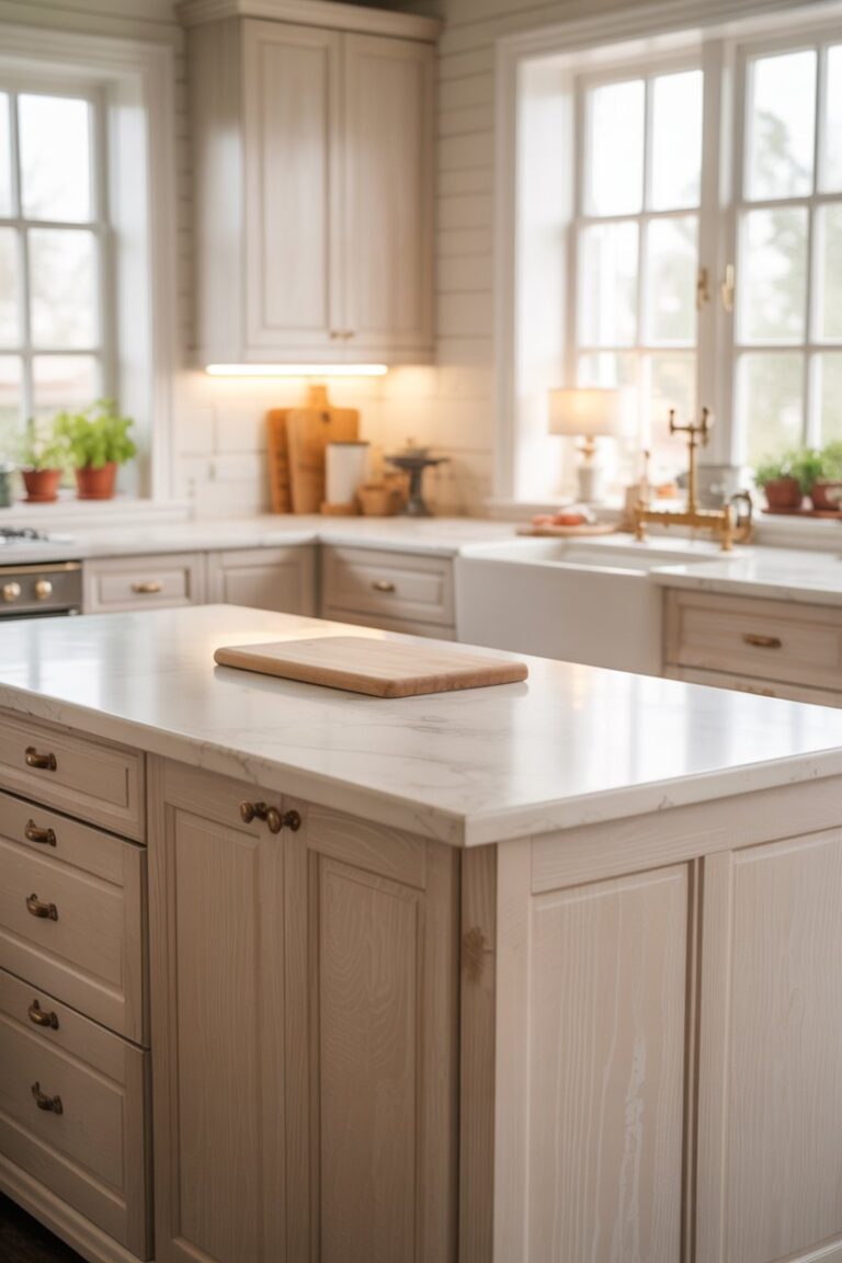 25 Farmhouse Kitchen Wood Cabinets Counter Ideas for a Warm & Timeless Look