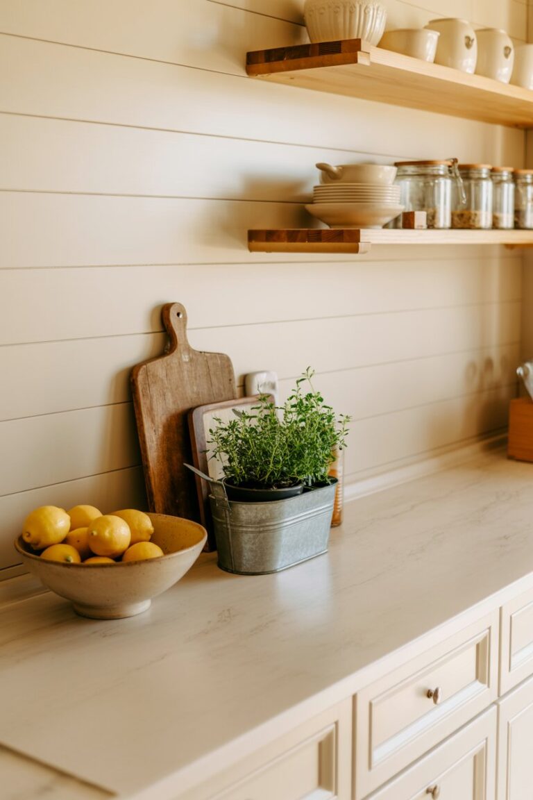 21 Farmhouse Kitchen Counter Decor Ideas for a Cozy & Stylish Look