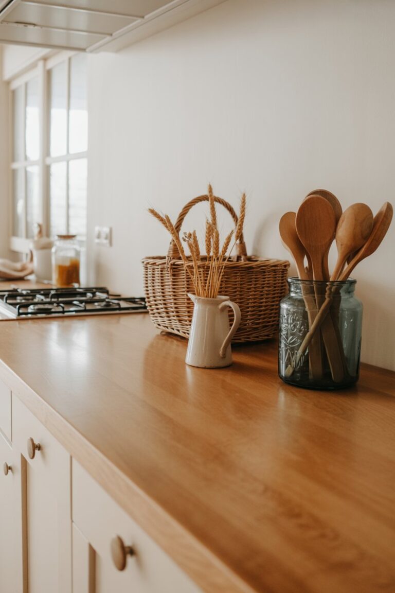 21 Farmhouse Kitchen Counter Decor Ideas for a Cozy & Stylish Look