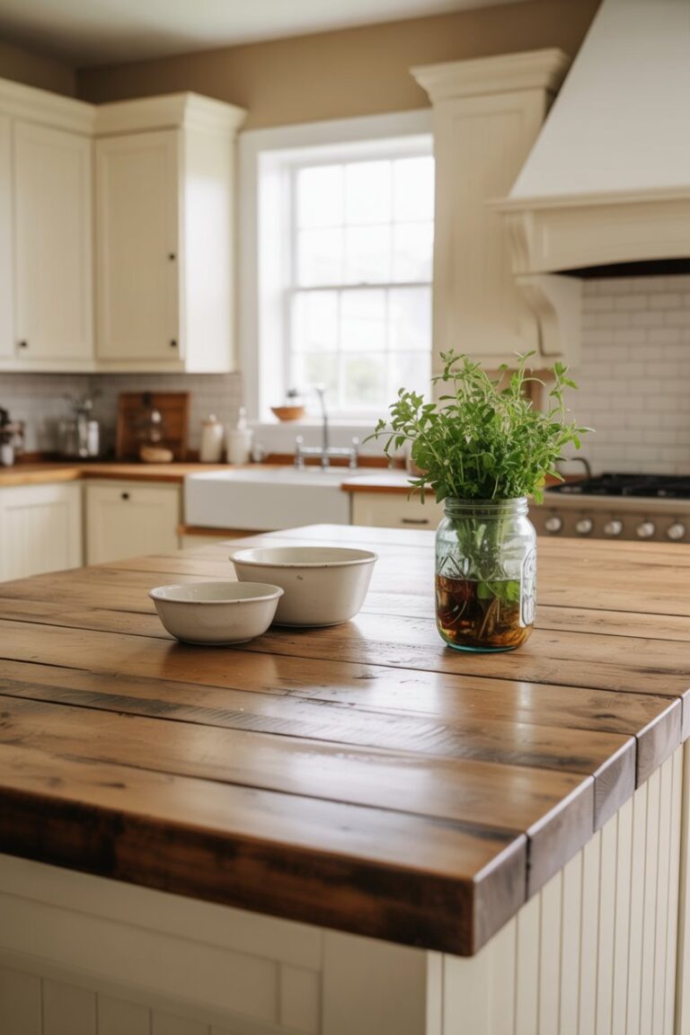 19 Farmhouse Kitchen Countertop Ideas That Add Rustic Charm
