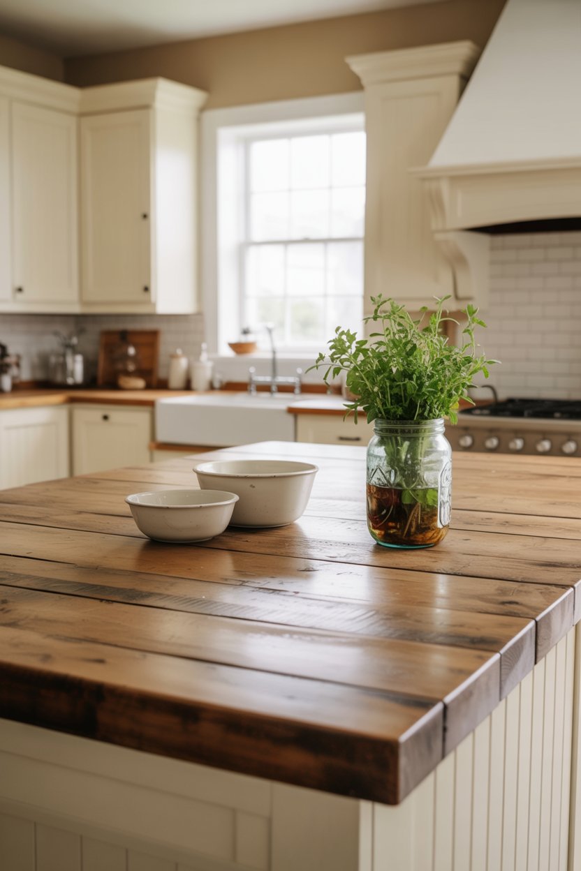 19 Farmhouse Kitchen Countertop Ideas That Add Rustic Charm