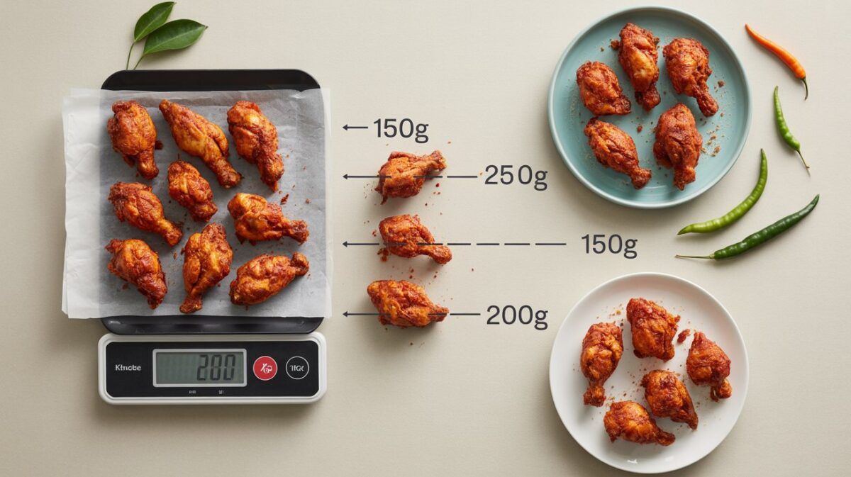 Chicken 65 Fried Chicken Size Chart: Ultimate Guide to Perfect Portions
