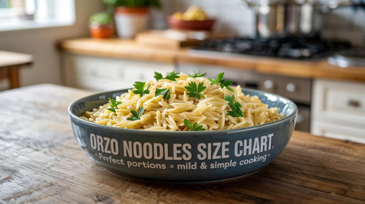 Orzo Noodles Without Spicy Size Chart: Ultimate Guide & Tips