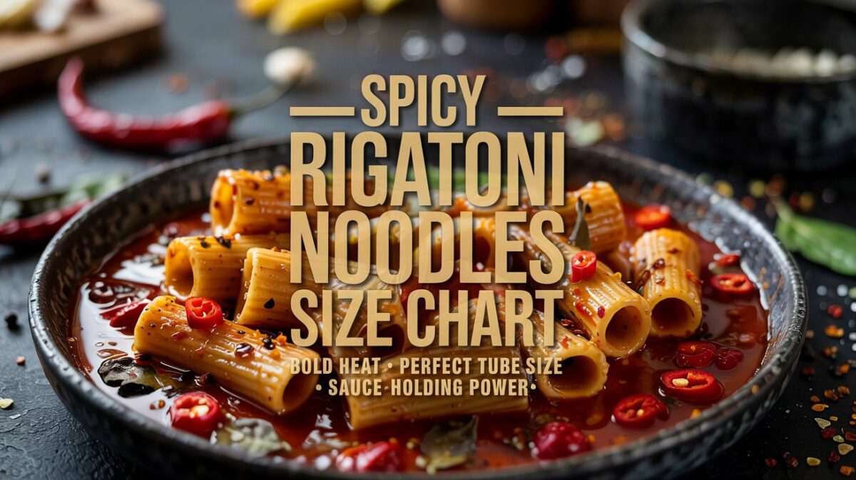 Rigatoni Noodles With Spicy Size Chart: Ultimate Guide & Tips