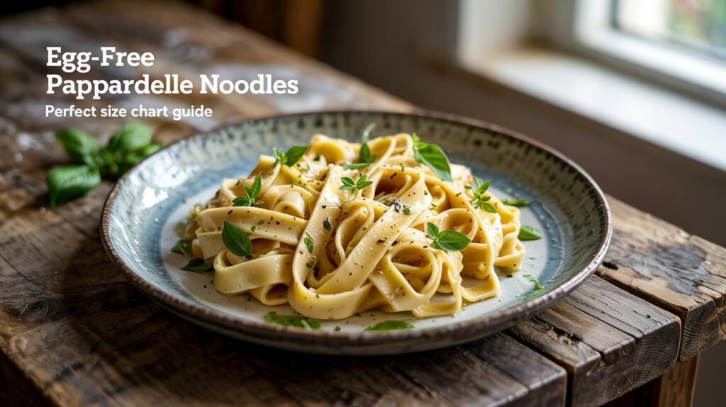 Pappardelle Noodles Without Egg Size Chart