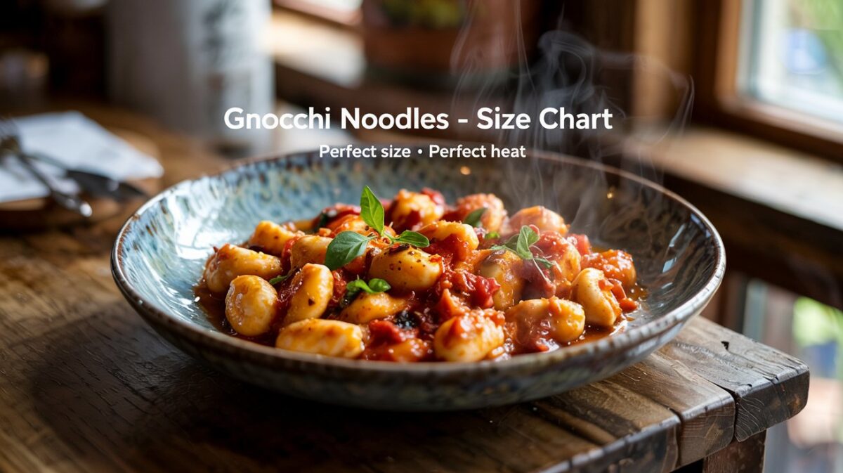Gnocchi Noodles With Spicy Size Chart: Ultimate Flavor Guide