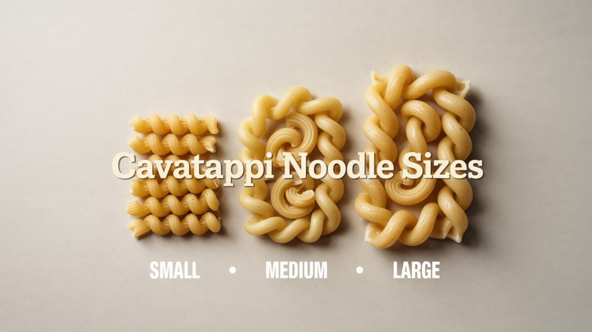 Cavatappi Noodles Without Spicy Size Chart: Ultimate Guide & Tips