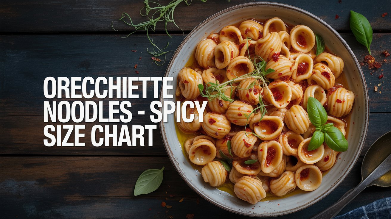 Orecchiette Noodles With Spicy Size Chart