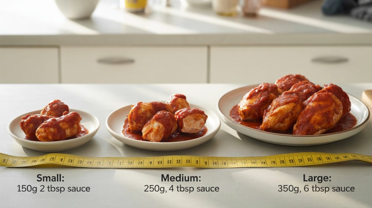 Hot Chicken With Tomato Sauce Size Chart: Ultimate Guide & Tips