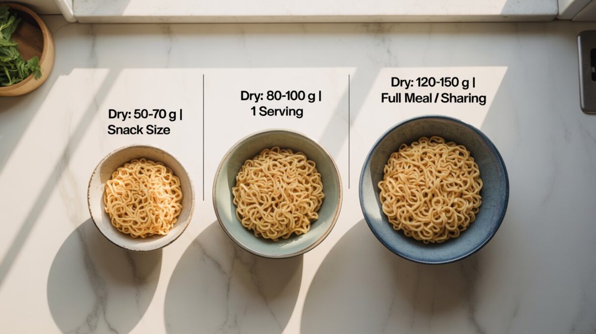 Ramen Noodles Size Chart: Ultimate Guide to Perfect Portions