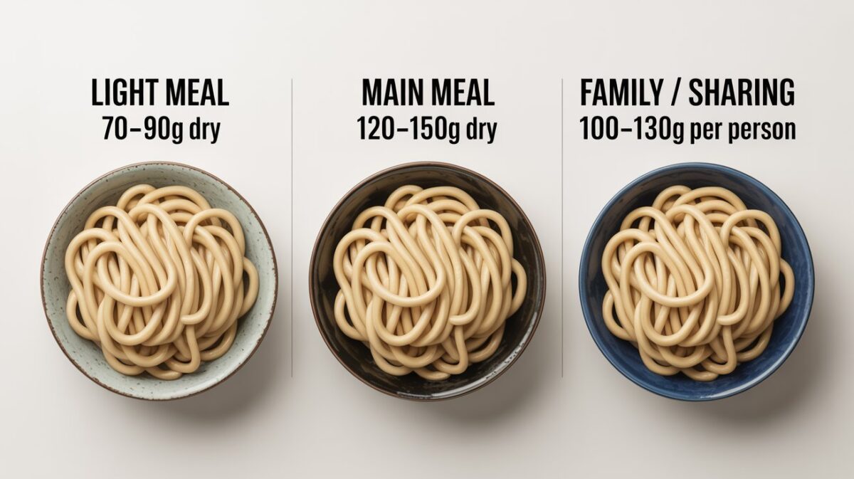 Udon Noodles Without Egg Size Chart: Ultimate Guide