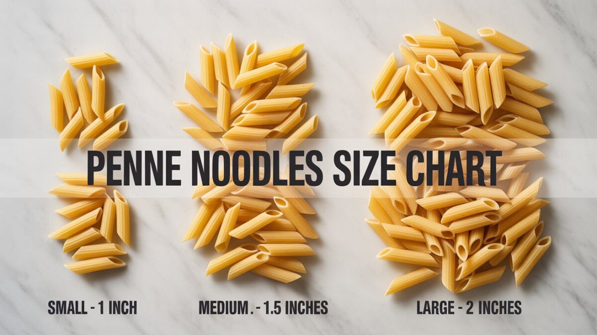 Penne Noodles Size Chart: Ultimate Guide