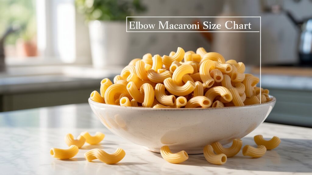 Elbow Macaroni Noodles Size Chart: Ultimate Guide for Perfect Pasta