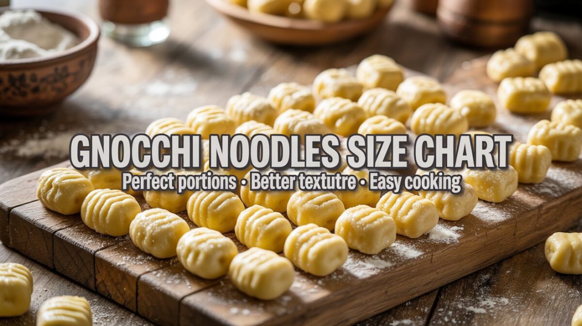 Gnocchi Noodles Size Chart: Ultimate Guide to Perfect Portions