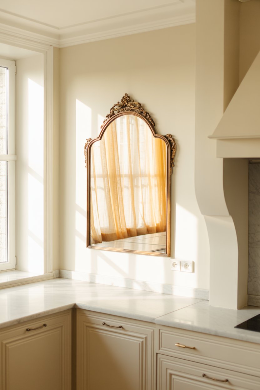 17 Kitchen Wall Decor Mirror Ideas for a Bright & Stylish Look