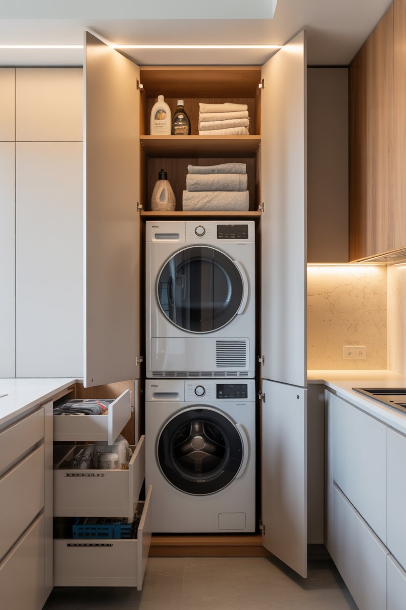 21 Hidden Laundry Room in Kitchen Ideas for a Seamless Look