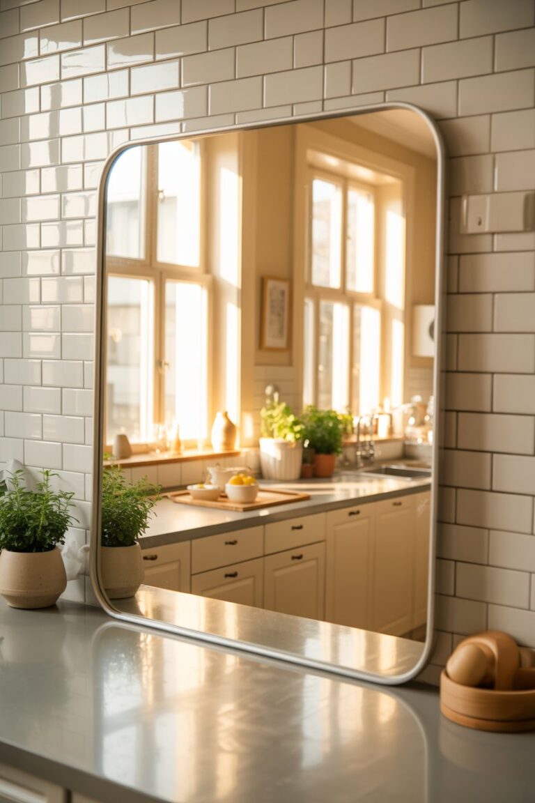 17 Kitchen Wall Decor Mirror Ideas for a Bright & Stylish Look