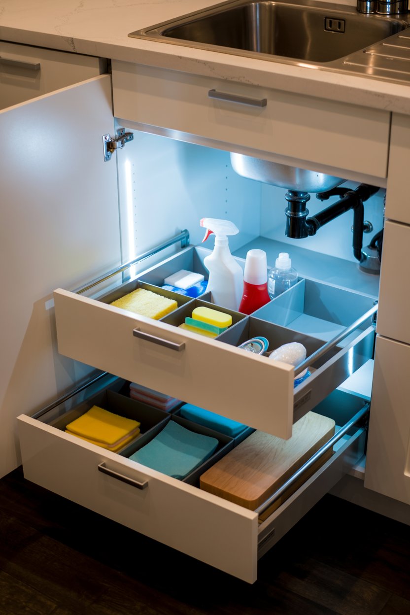 25 Kitchen Storage Under Sink Ideas for a Neat & Functional Space