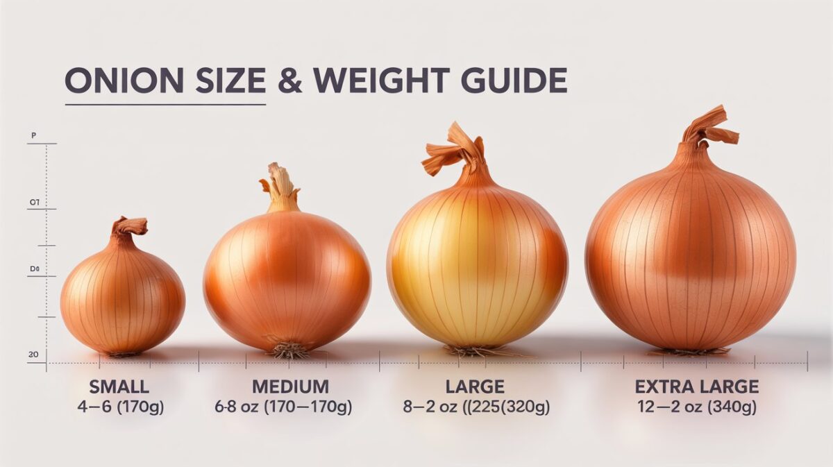 Smart Onion Size Chart: Perfect Measurements for Every Recipe