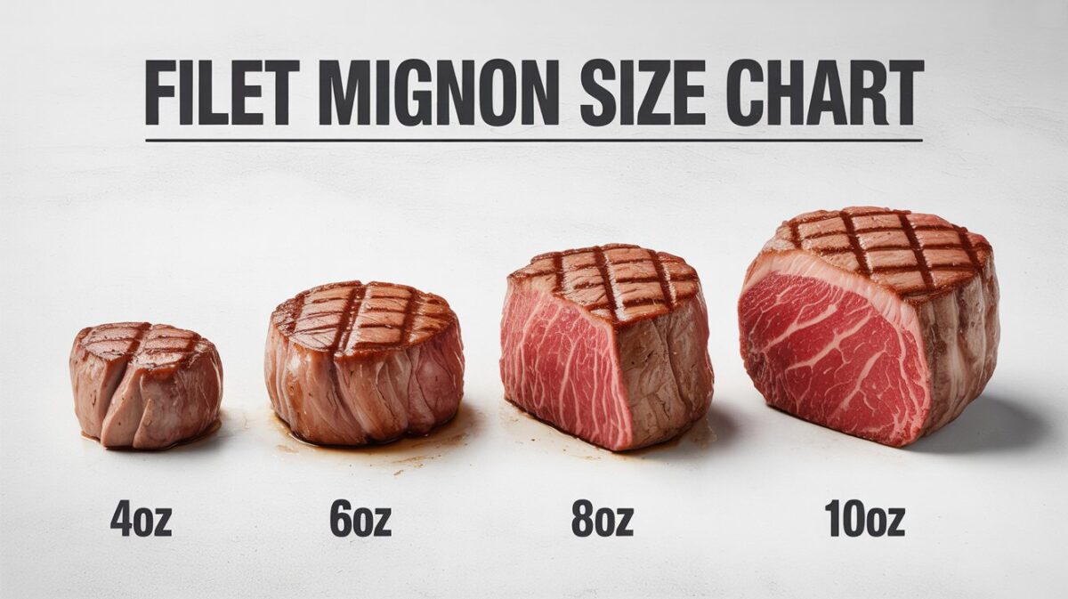 Filet Mignon Size Chart: Perfect Thickness and Cooking Times