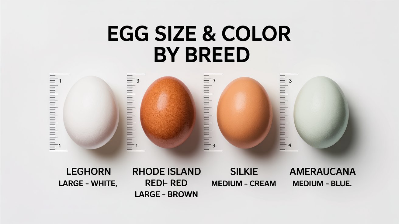 Chicken Breed Egg Size Chart: Find Your Perfect Egg Production