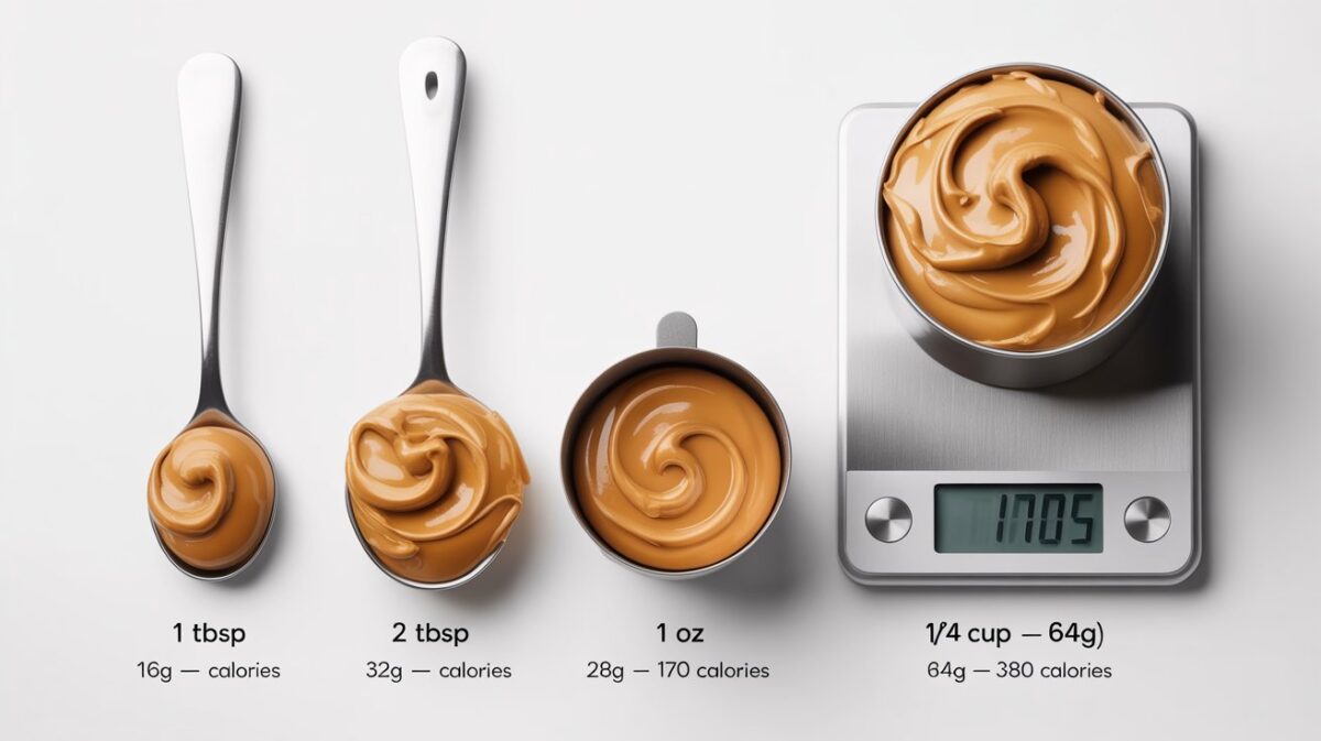 Peanut Butter Serving Size Chart: Calories, Tips & Measurements
