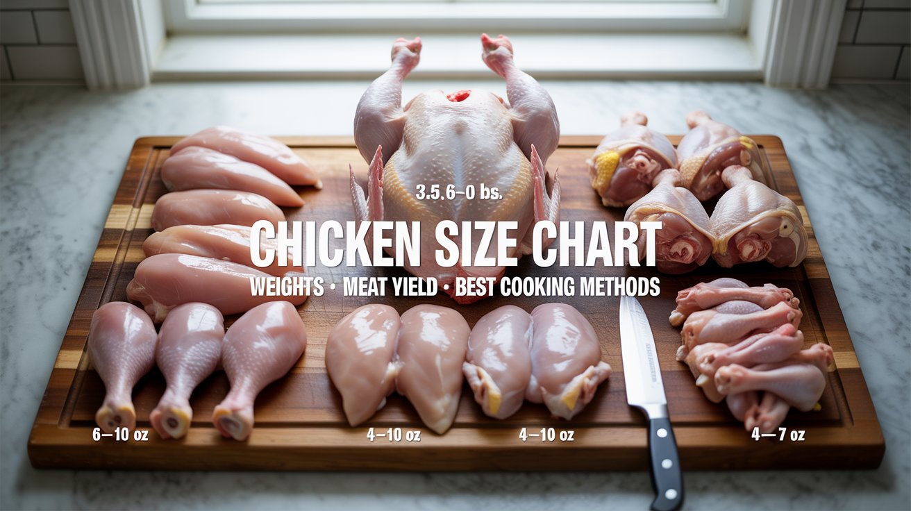 Chicken Size Chart: Weights & Cooking Times for Perfect Dishes