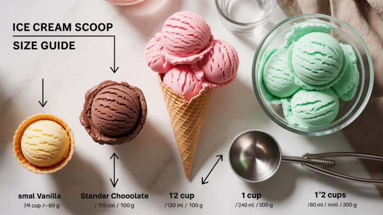 Ice Cream Serving Size Chart: Perfect Portions for Every Flavor