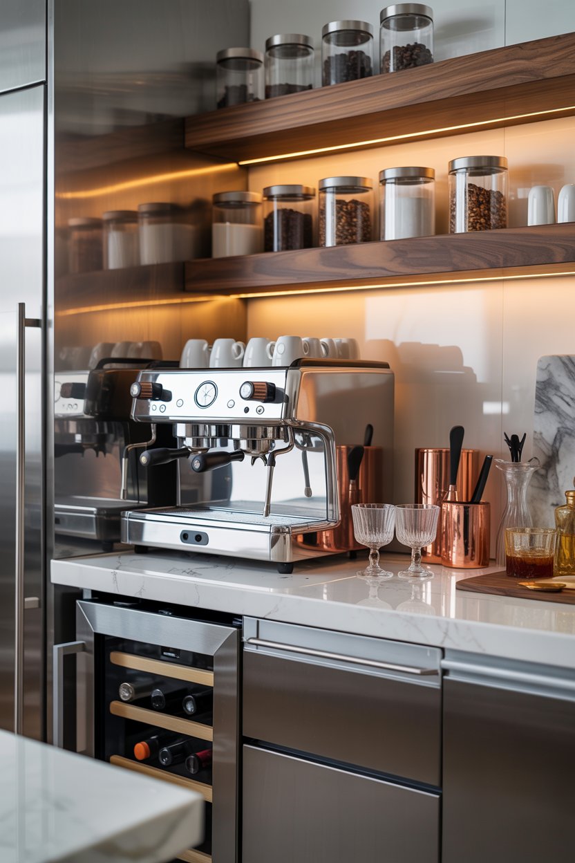 23 Kitchen Corner Bar Ideas for a Stylish & Functional Entertaining
