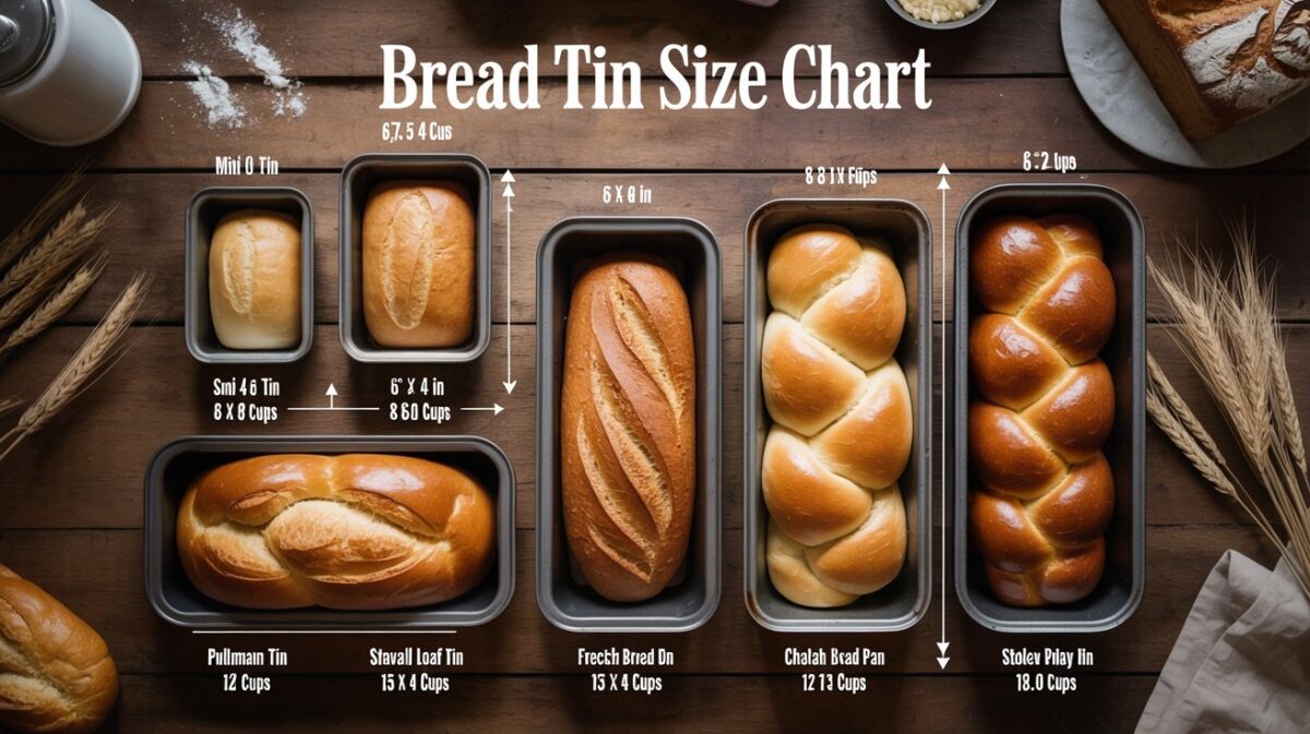 Essential Bread Tin Size Chart: Perfect Recipes for Every Loaf