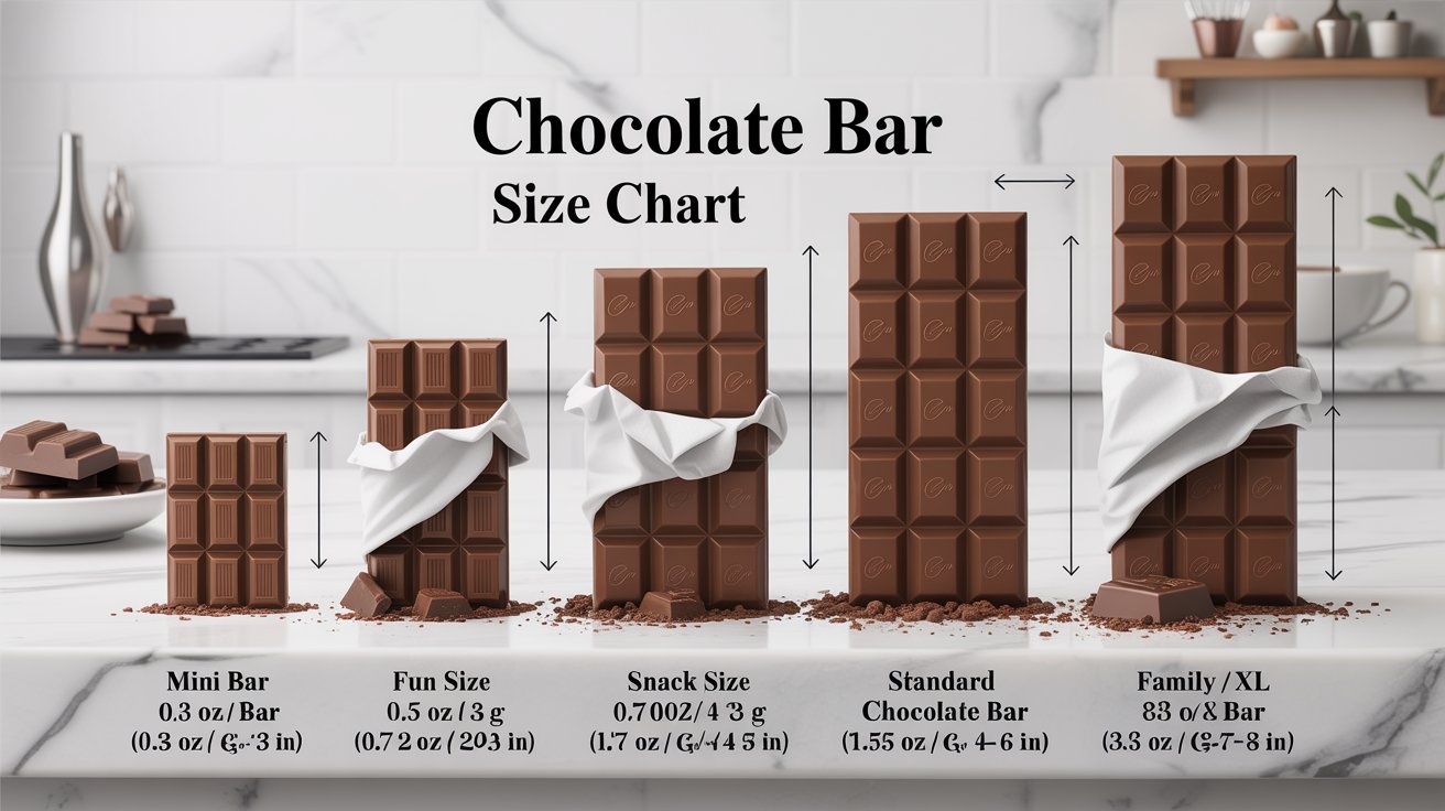 Chocolate Bar Size Chart: Perfect Measurements
