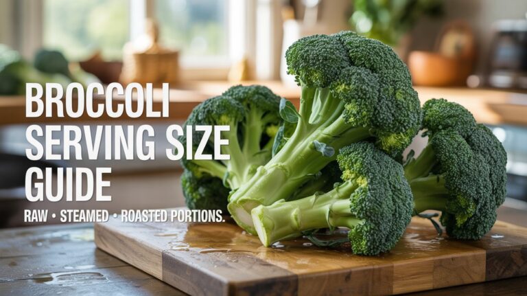 Broccoli Serving Size Chart: Master Portions for Every Preparation