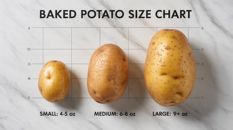 Baked Potato Size Chart: Cooking Times and Tips