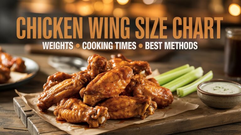 Chicken Wing Size Chart: Know Weights, Dimensions