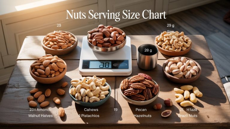 Nuts Serving Size Chart: Your Essential Portion Guide