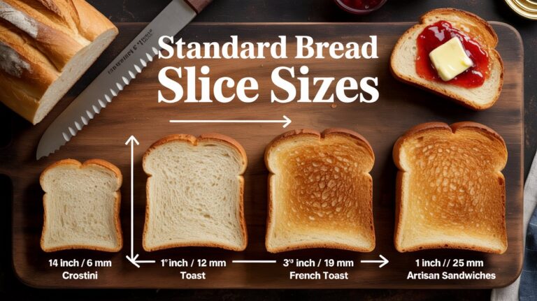 Standard Bread Slice Size Chart: Perfect Portions for Every Use