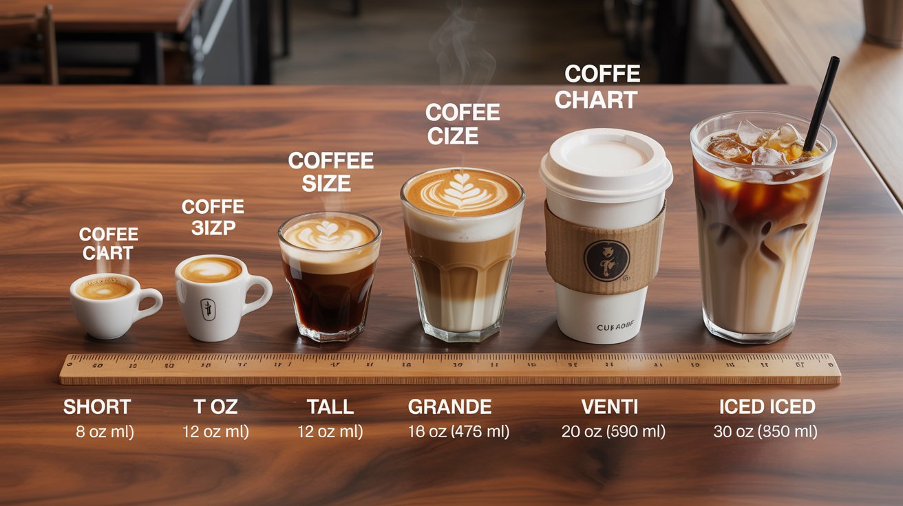 Coffee Size Chart: Cup Sizes, Measurements and Brewing Guide