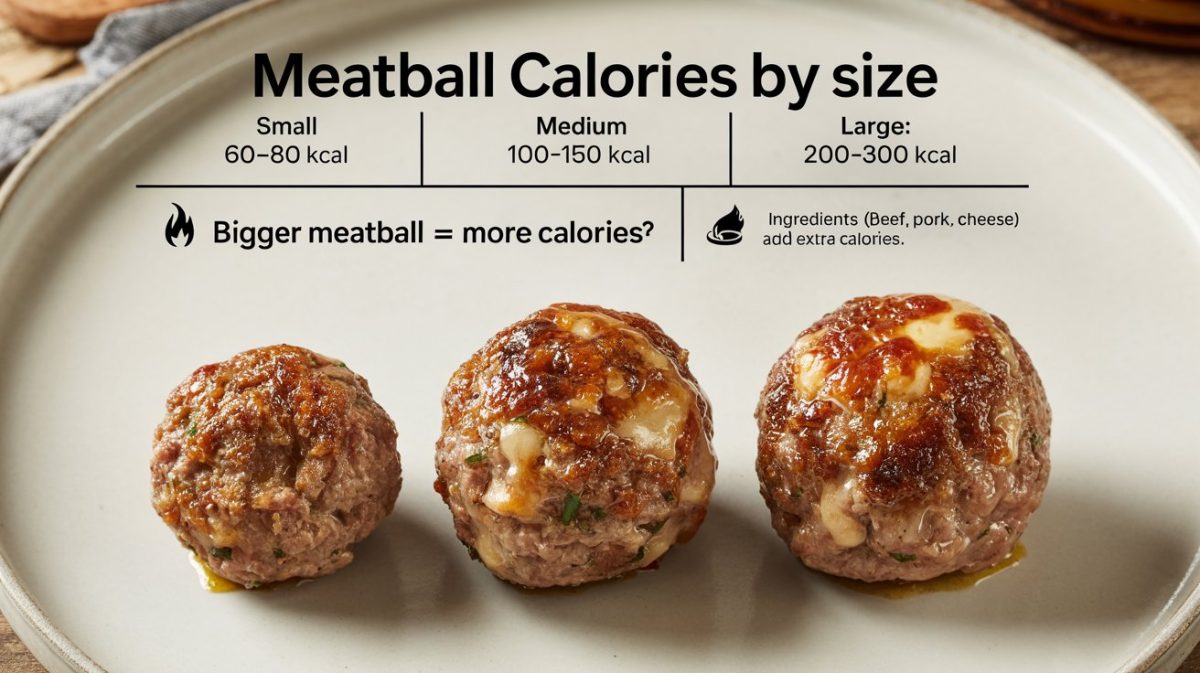 Meatballs Size Chart: Standard Sizes, Weights, and Serving Guide